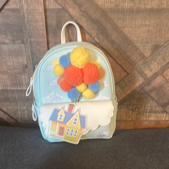 Loungefly | Bags | Loungefly Blue And Yellow Whimsical Backpack | Poshmark